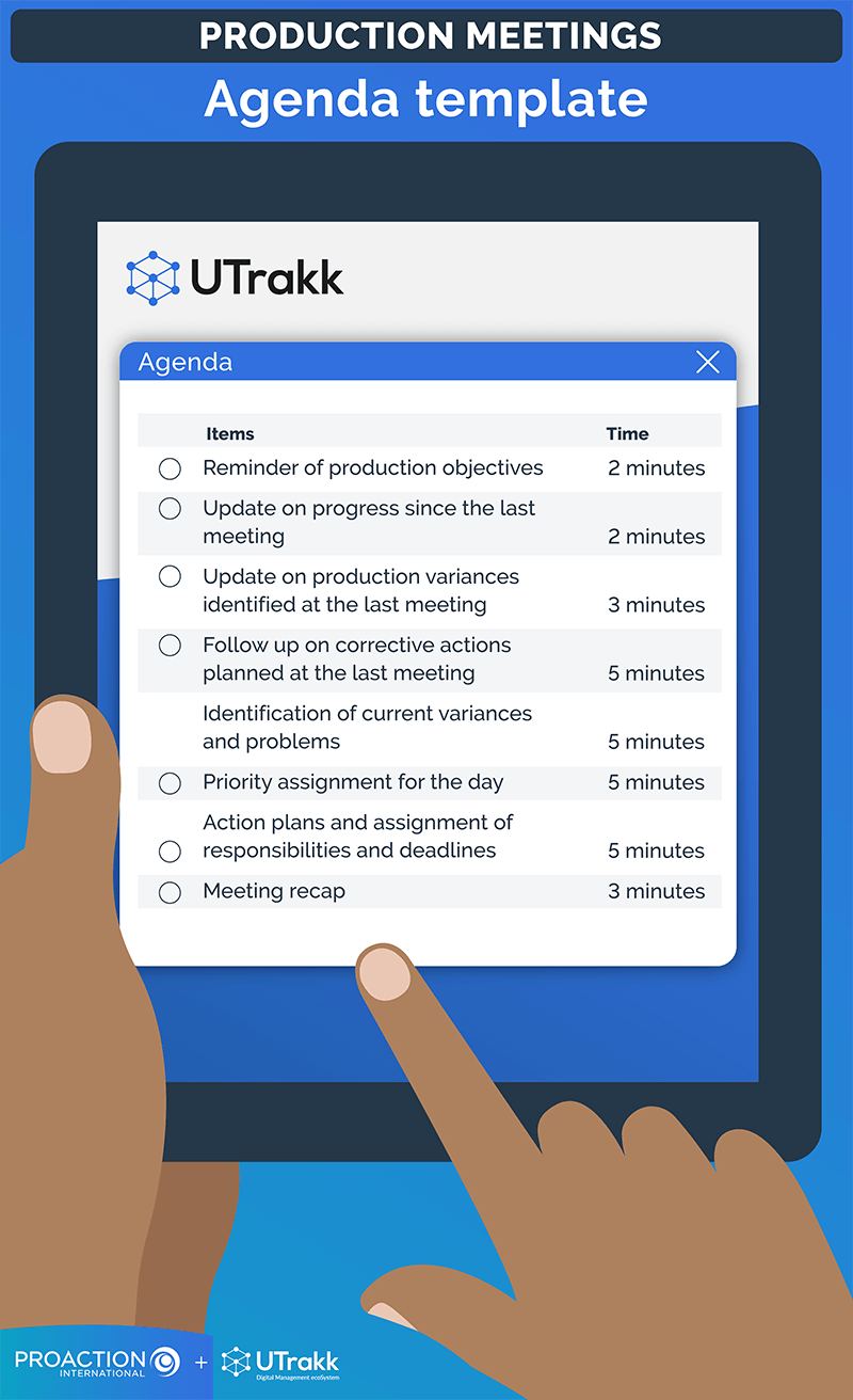 Run Effective Production Meetings (With an Agenda)