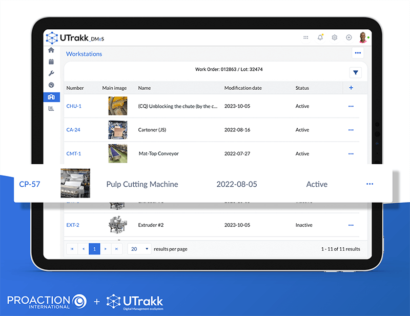Supporting 5S Methodology with UTrakk
