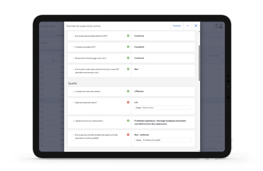 Logiciel Gemba Walk : de la tournée digitalisée à la performance
