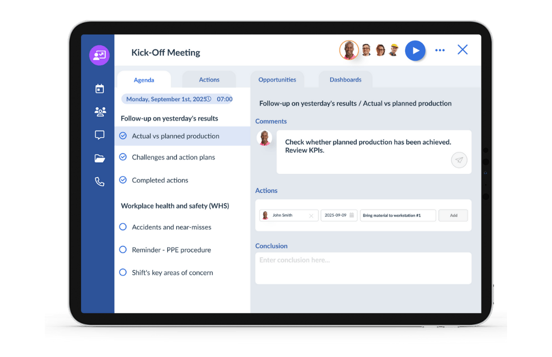 Gemba Walk Software: From Digital Floor Tours to Performance