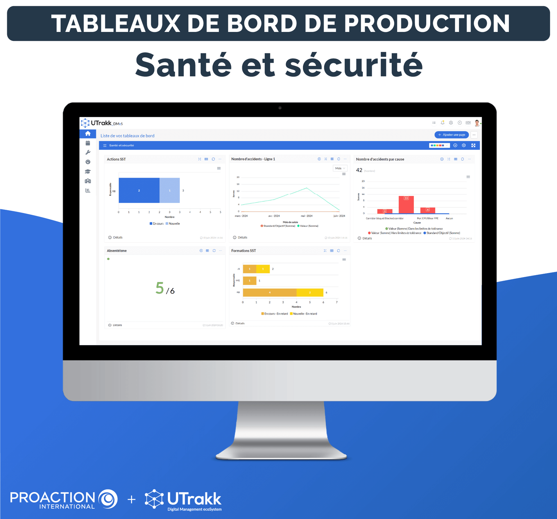 Des tableaux de bord de production performants avec UTrakk